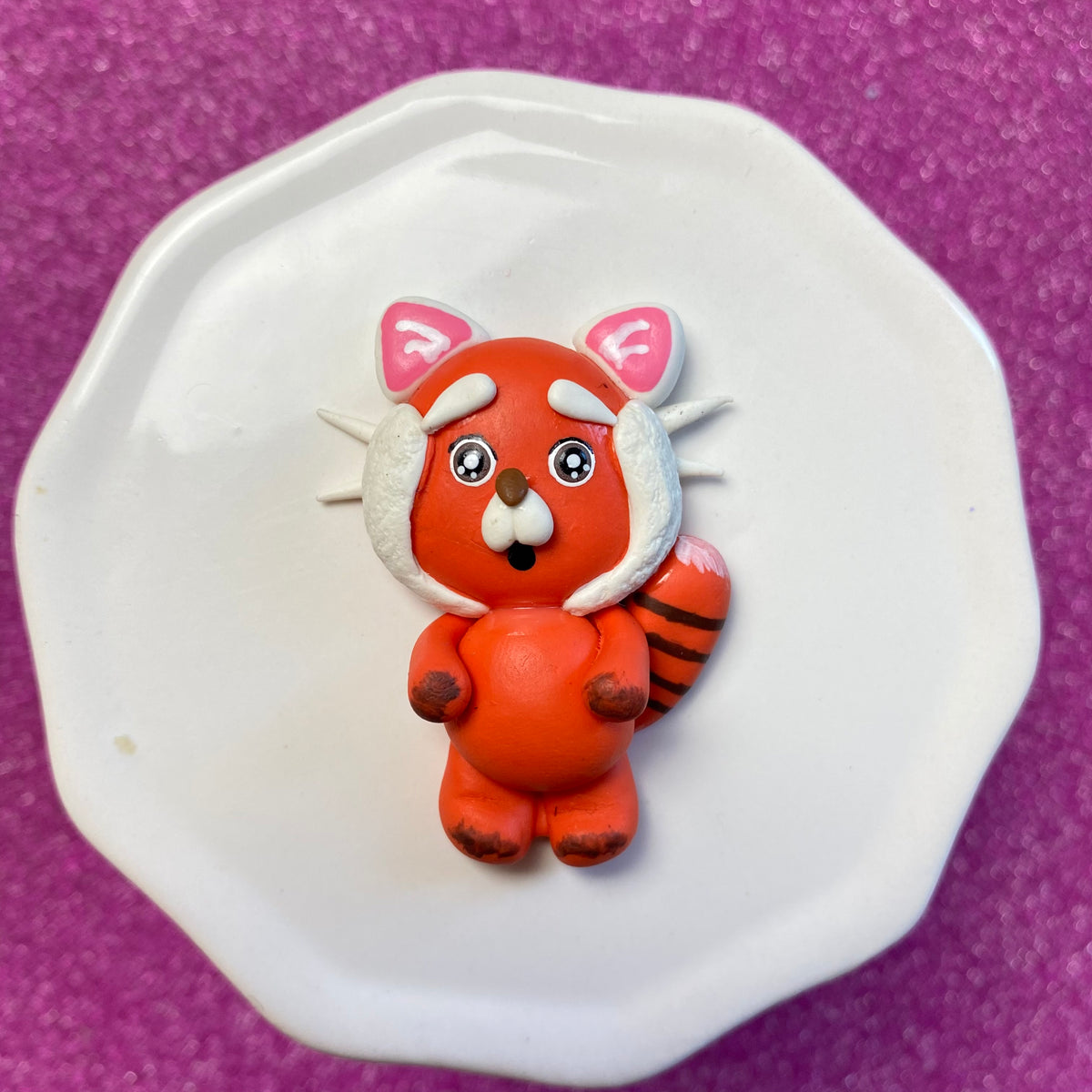Red panda movie clay – ClayBowCo